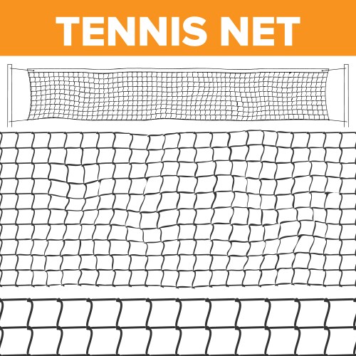 Tennis net seamless pattern Royalty Free Vector Image