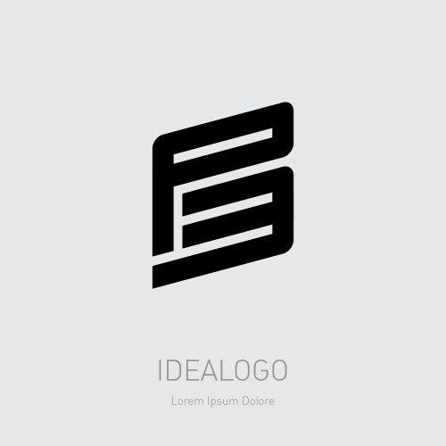 23 - logo or design element icon with numbers Vector Image