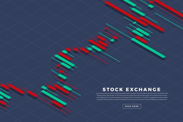 Stock exchange background Royalty Free Vector Image