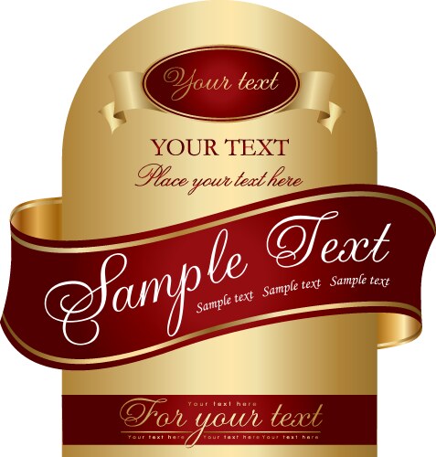 Product Label Template Vector Images (over 110,000)