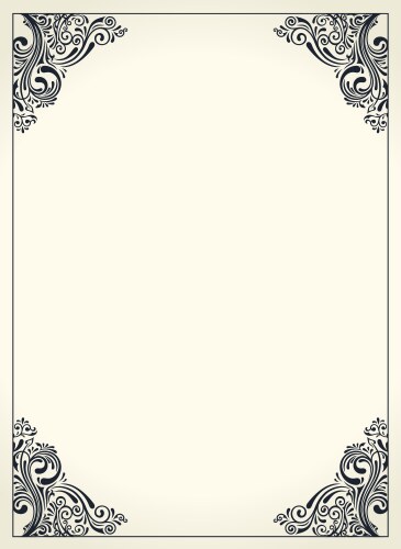 Scroll border Royalty Free Vector Image - VectorStock