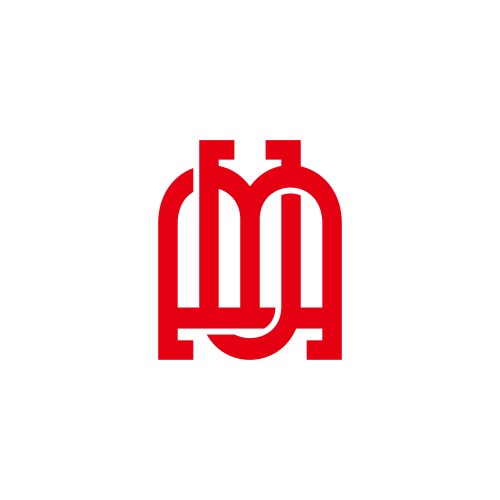 Mu greek letter icon Royalty Free Vector Image