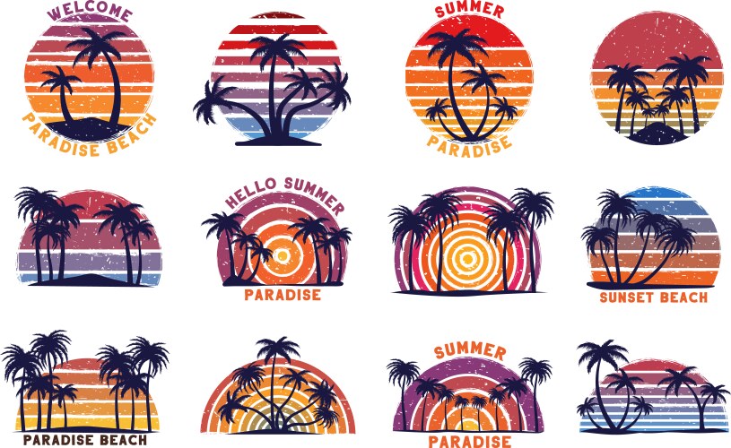 Retro Beach Vector Images (over 76,000)