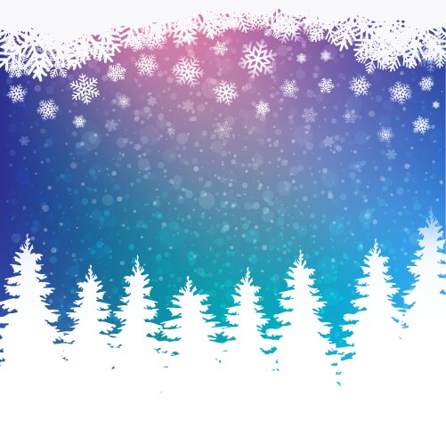 Snow winter background Royalty Free Vector Image