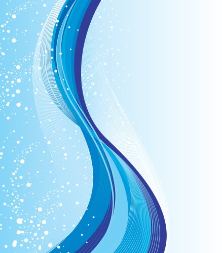 Blue background with abstract line Royalty Free Vector Image