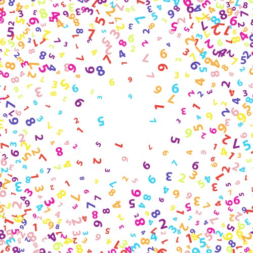 Number background Royalty Free Vector Image - VectorStock