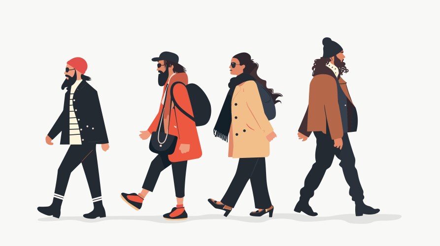 Four Friends Vector Images (over 2,300)