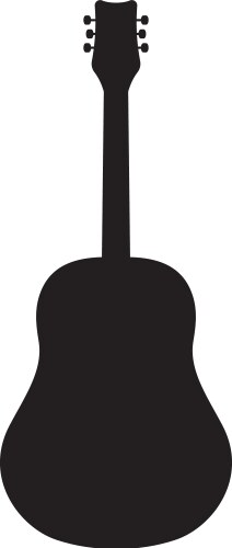 Acoustic Guitar Silhouette Vector Images (over 9,100)
