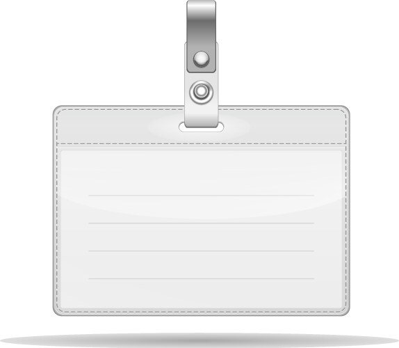 Set stickers for design empty template name tags Vector Image