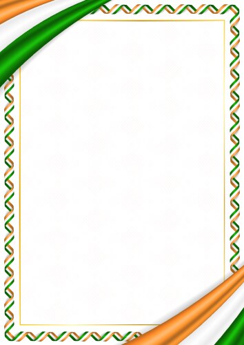 Border made with palestine national colors Vector Image