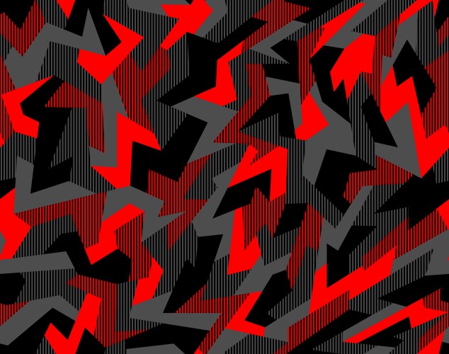 Abstract geometric racing camo seamless pattern Vector Image Abstract geometric racing camo seamless pattern Vector Image