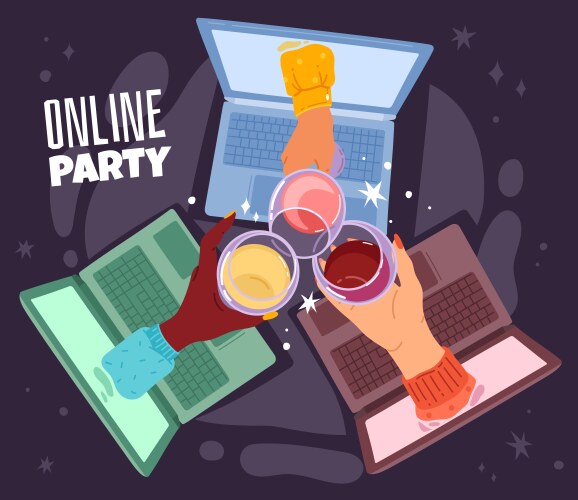 Communication technologies geographically Vector Image