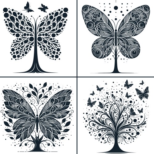 Butterfly Tree Vector Images (over 14,000)