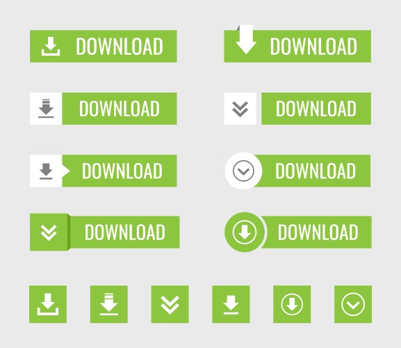 Download buttons Royalty Free Vector Image - VectorStock