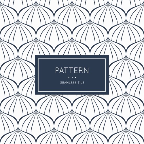 Retro seamless pattern with simple line geometric Vector Image