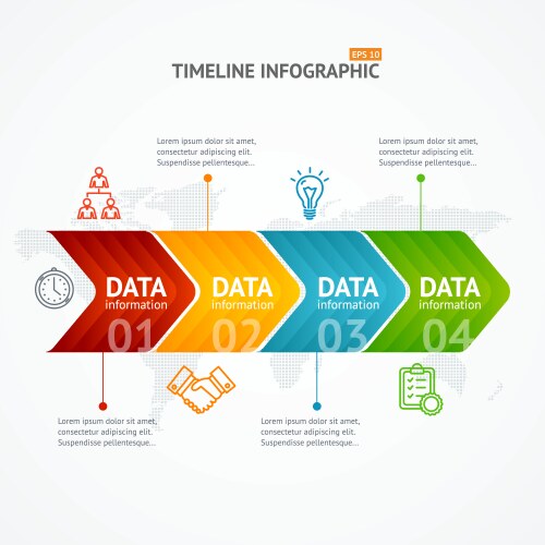 Timeline Royalty Free Vector Image - VectorStock