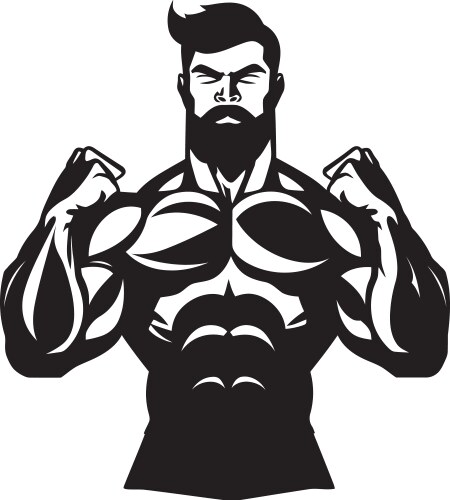 Man Flexing Vector Images (over 2,300)