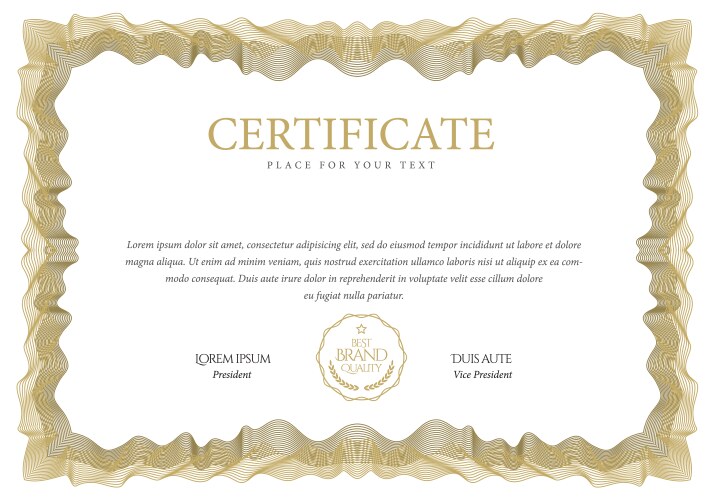 Certificate Emblems Vector Images (over 76,000)