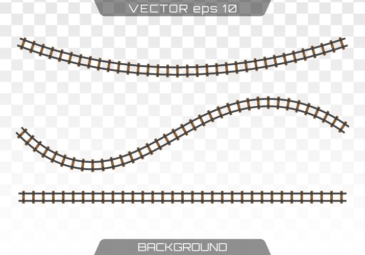 Straight tracks art design Royalty Free Vector Image