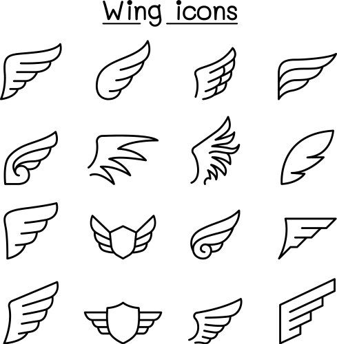 Wing Line Vector Images (over 100,000)