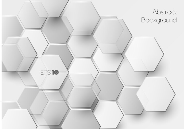 Hexagon technology background Royalty Free Vector Image