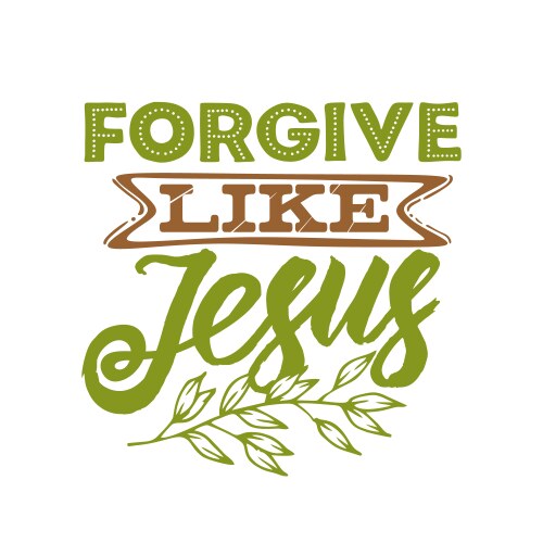Bible verse made hand lettering give all your Vector Image