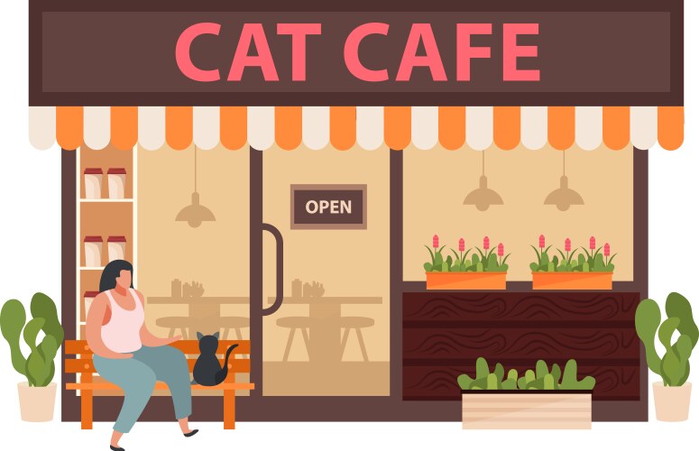 Cafe Royalty Free Vector Image - VectorStock