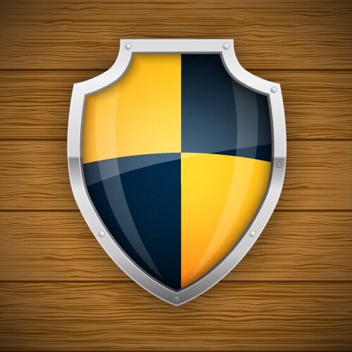 Protection shield Royalty Free Vector Image - VectorStock