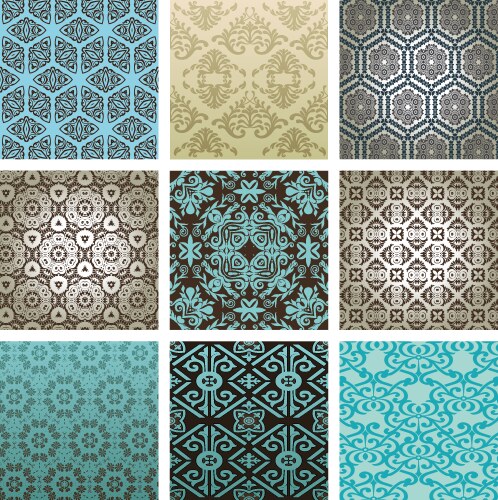 Vintage wallpaper Royalty Free Vector Image - VectorStock