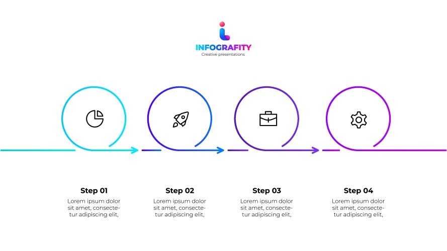 Four Part Infographic Vector Images (over 4,100)
