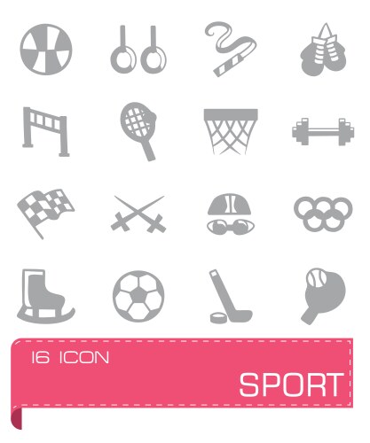 Icon lines set Royalty Free Vector Image - VectorStock