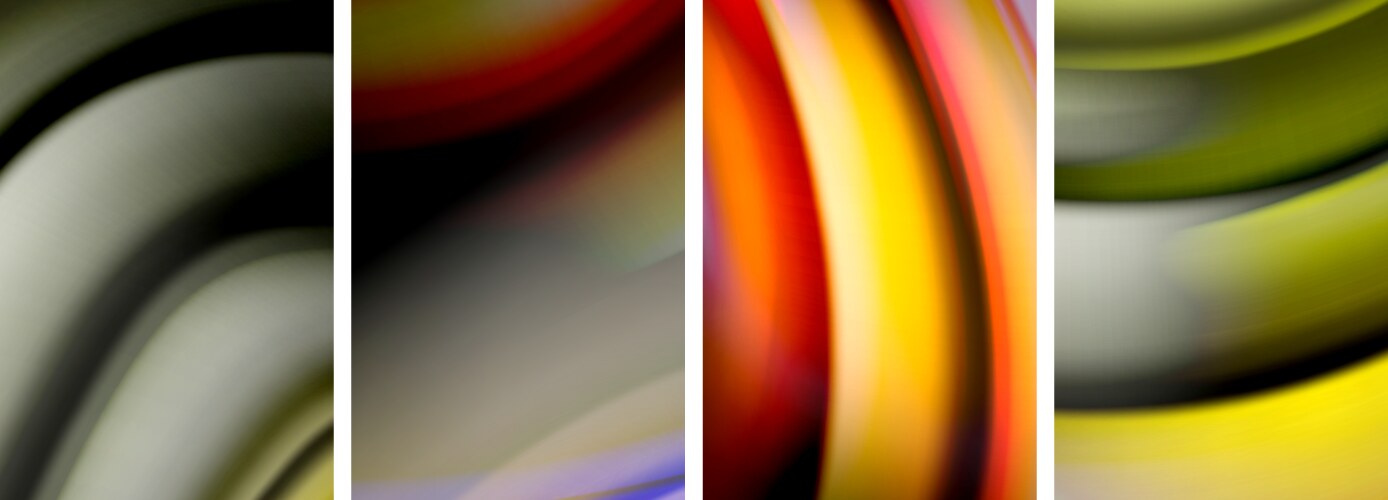 Blurred color line backgrounds Royalty Free Vector Image