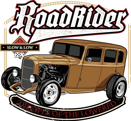 V-twin shovelhead template Royalty Free Vector Image