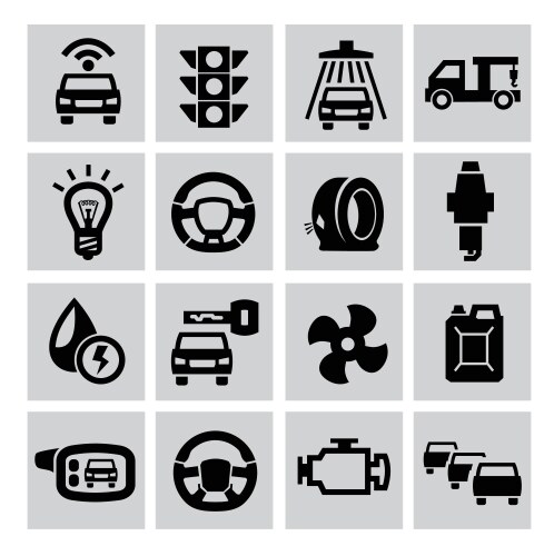 Auto parts icon Royalty Free Vector Image - VectorStock