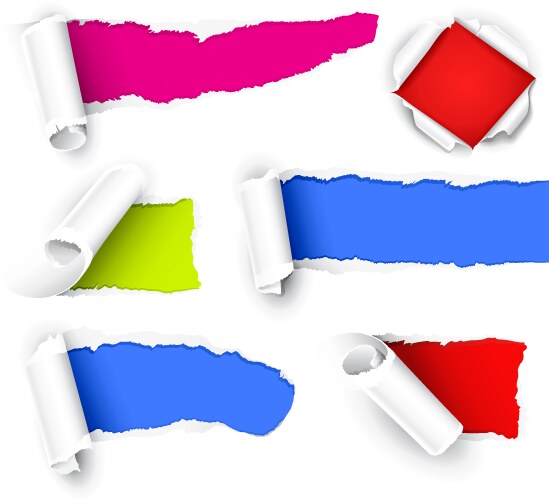 Torn Paper Texture Royalty Free Vector Image - VectorStock