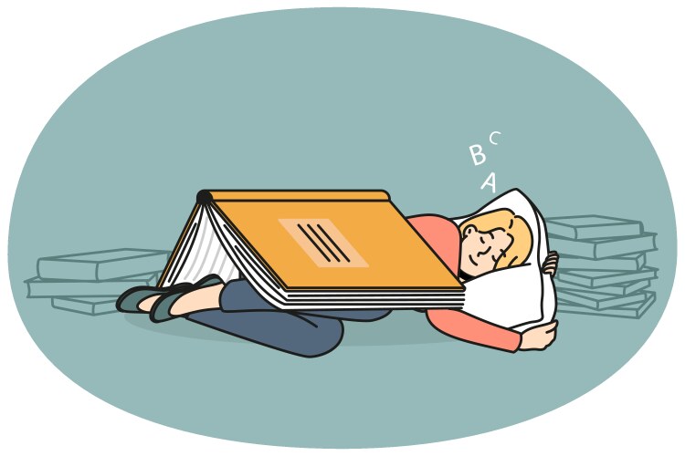 Education and reading books concept Royalty Free Vector