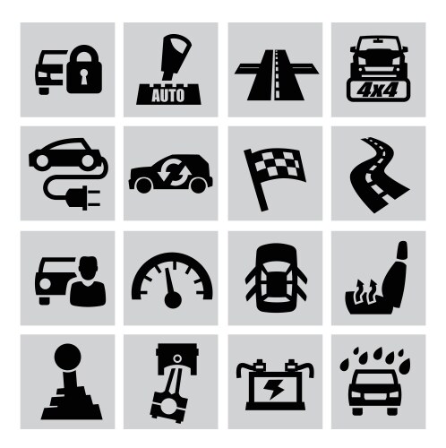 Auto parts icon Royalty Free Vector Image - VectorStock