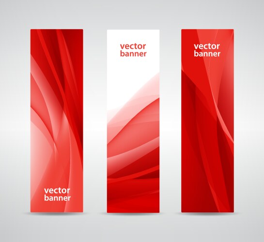 Vertical a4 flyers with 3d abstract background Vector Image