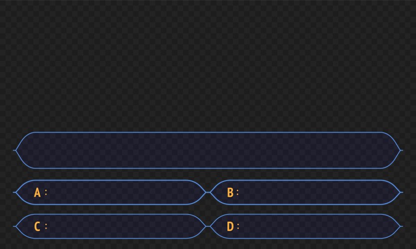 Game quiz template Royalty Free Vector Image - VectorStock