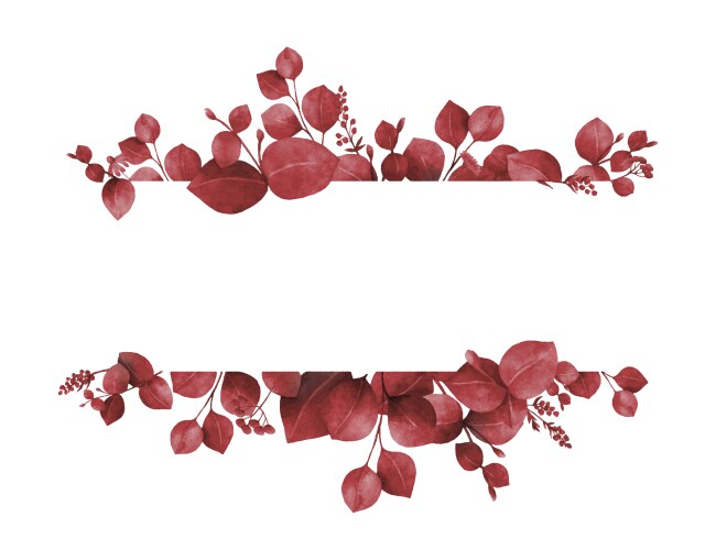 Burgundy Flower Border Vector Images (over 2,300)