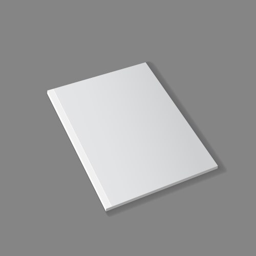 Blank empty magazine template Royalty Free Vector Image