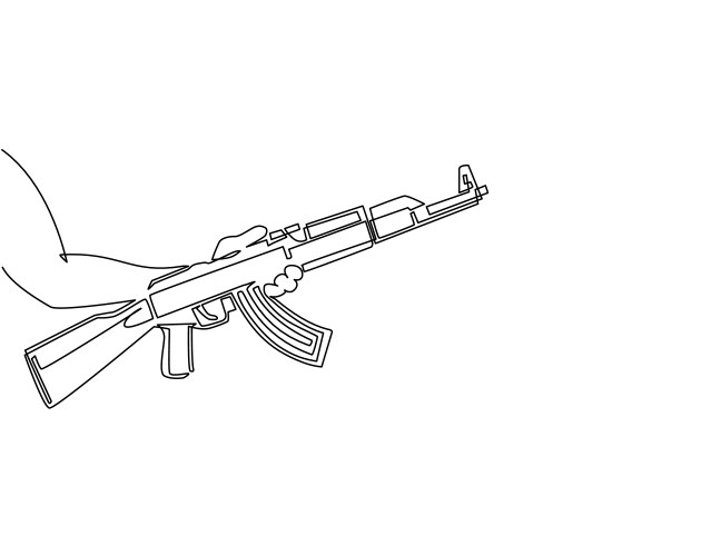 Ak 47 Vector Images (over 1,100)