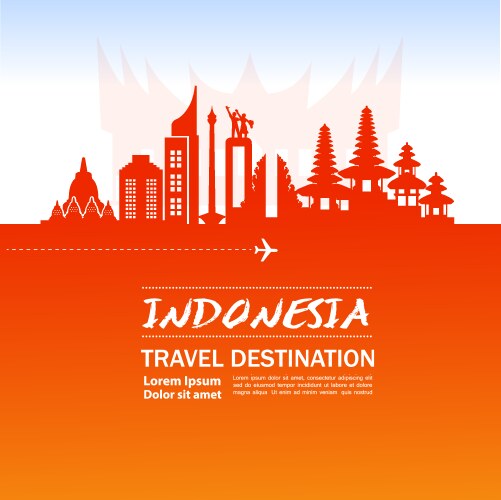 Indonesia map background for indonesias Royalty Free Vector