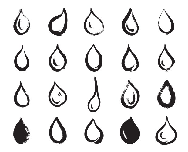 Water Drop Black and White Vector Images (over 90,000)