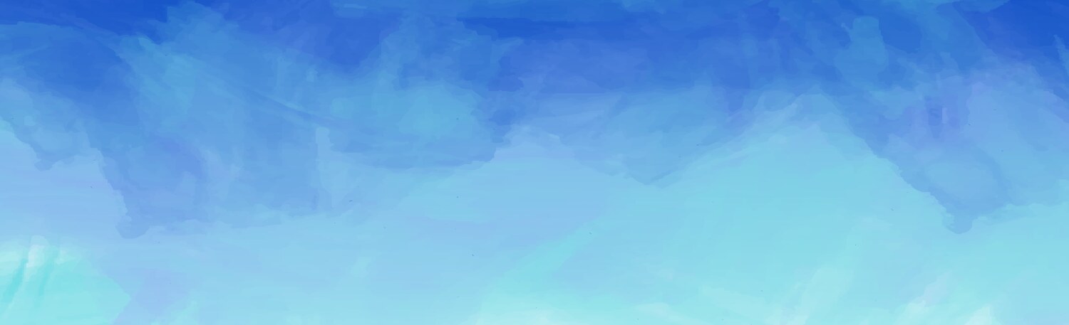 Realistic blue watercolor panoramic texture Vector Image