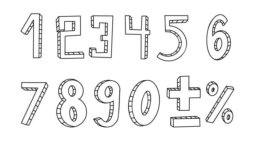 Calligraphy of Math Vector Images (over 1,000)