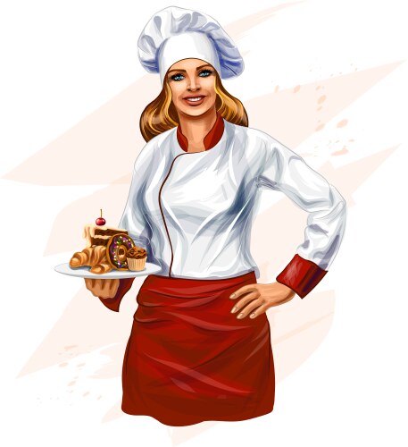 Chef Girl Vector Images (over 9,500)