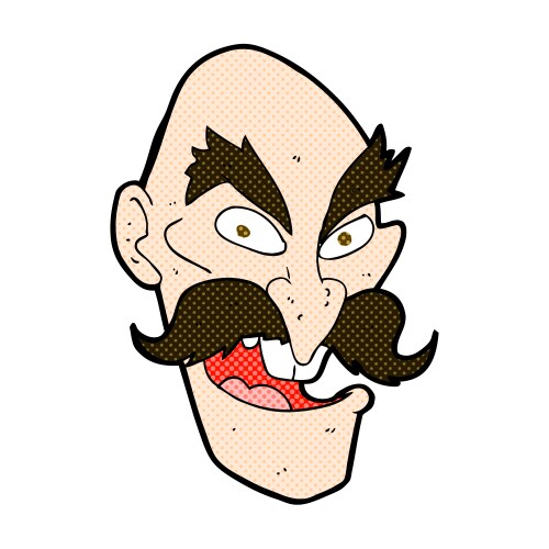 Cartoon dead man with bad evil soul coming out Vector Image