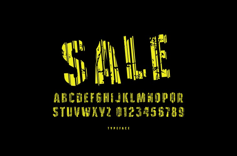 Fire font Royalty Free Vector Image - VectorStock