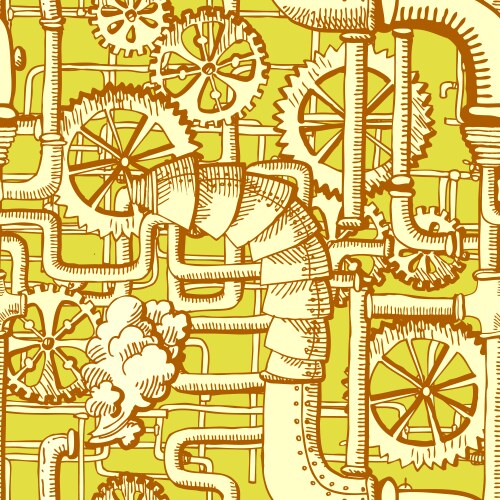 Steampunk Pipes Background Vector Images (over 230)